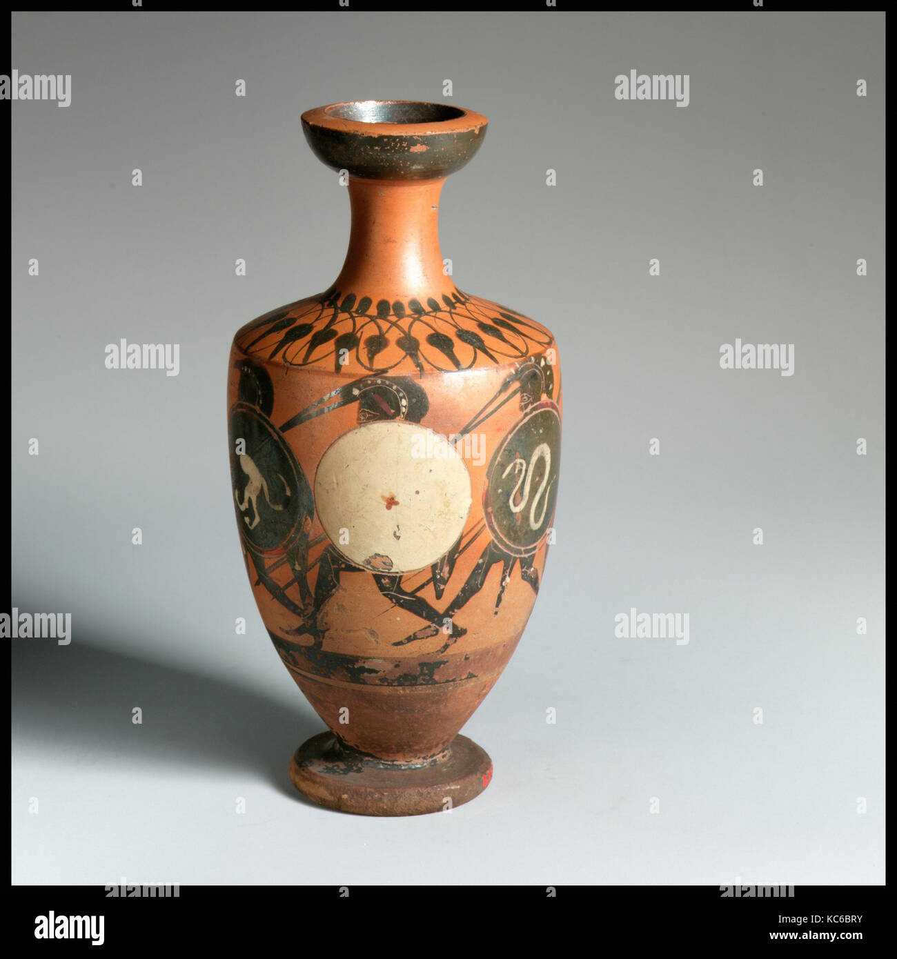 Lekythos, Late Archaic, early 5th century B.C., Greek, Attic ... Lekythos, Late Archaic, early 5th century B.C., Greek, Attic ...