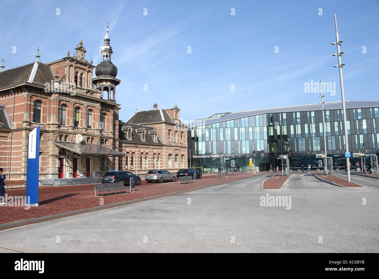 Delft Main Railway station, Delft, South Holland, Netherlands Stock ...