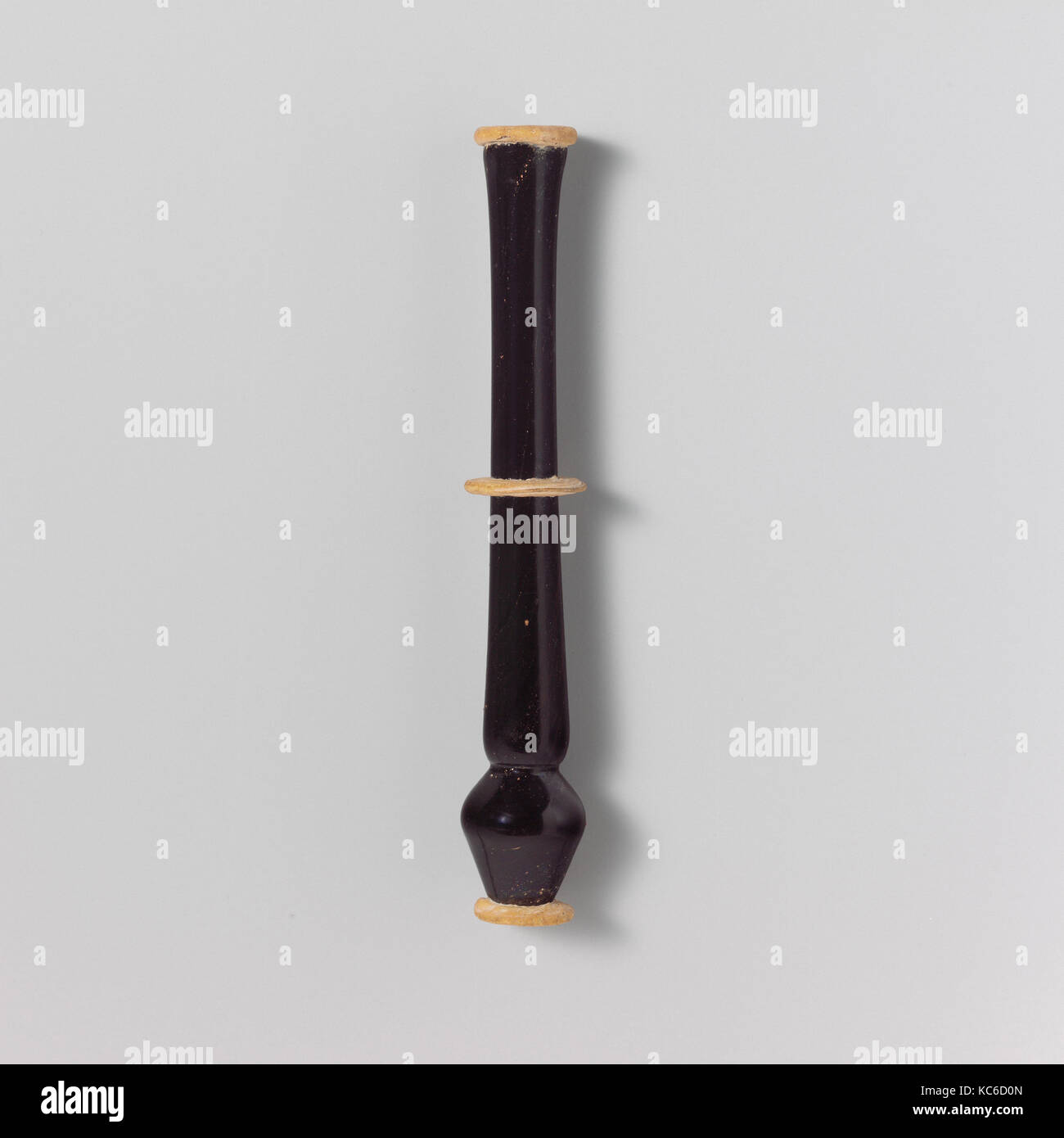 Glass bottle, Late Imperial, ca. 4th century A.D., Roman, Glass; rod ...