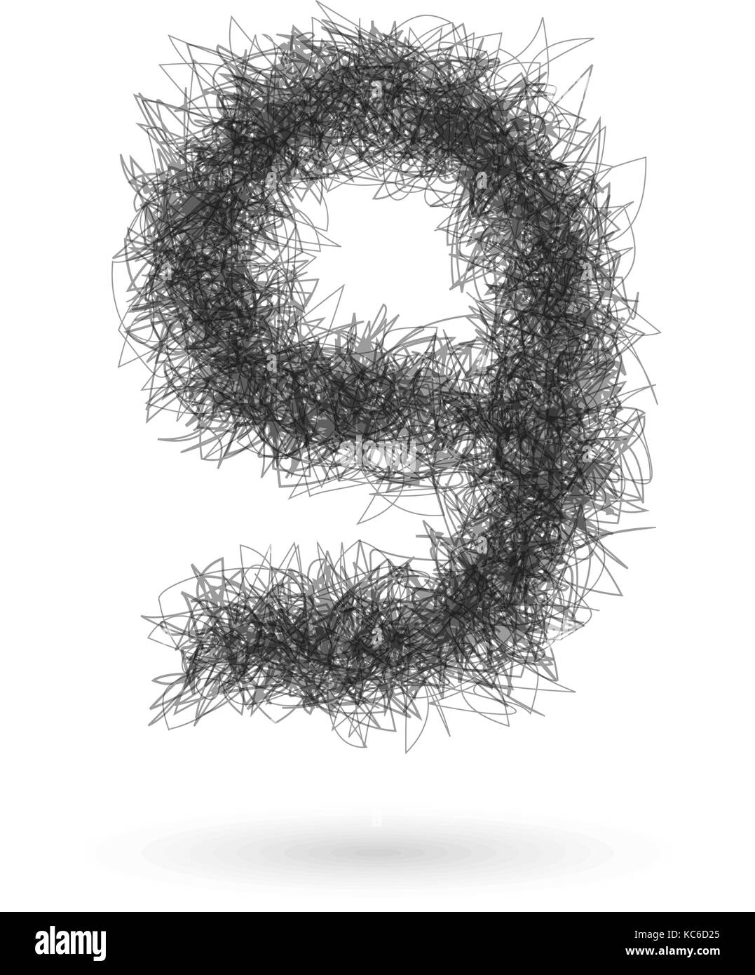 Vector scribble numbers Stock Vector Image & Art - Alamy