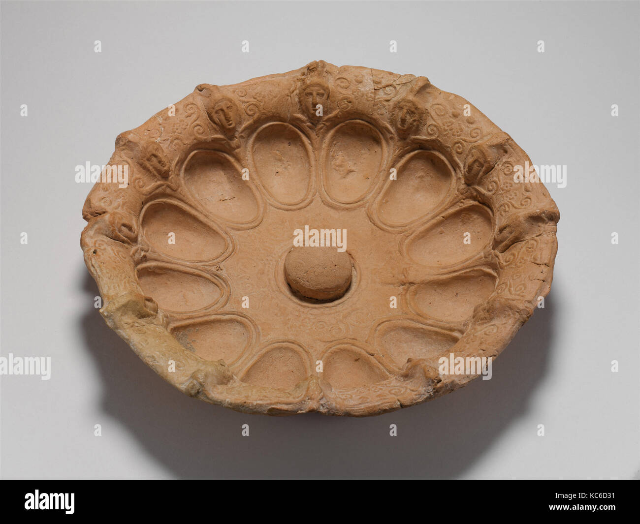 Terracotta phiale (libation bowl), 3rd century B.C Stock Photo - Alamy