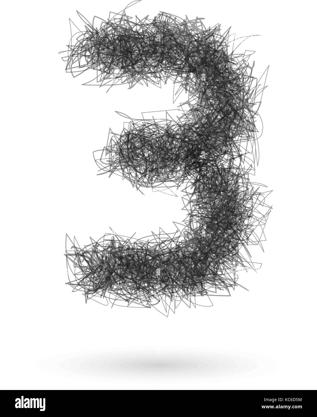 Vector scribble numbers Stock Vector Image & Art - Alamy