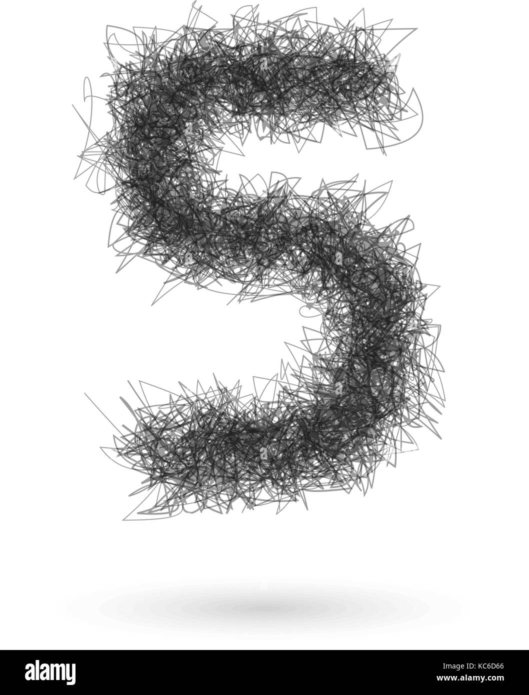 Vector scribble numbers Stock Vector Image & Art - Alamy