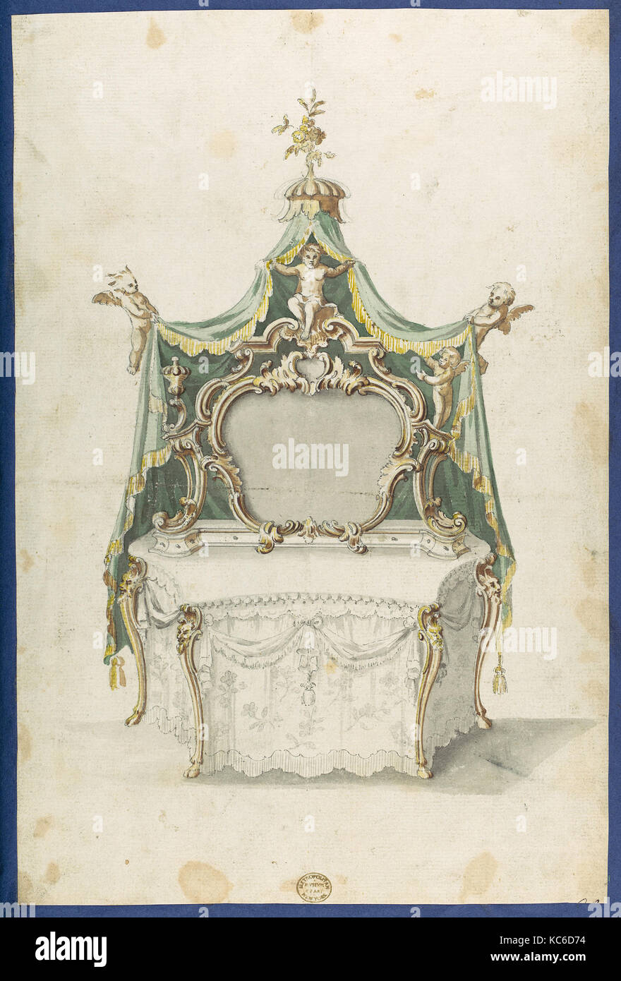 Toilet Table, from Chippendale Drawings, Vol. II, Thomas Chippendale ...