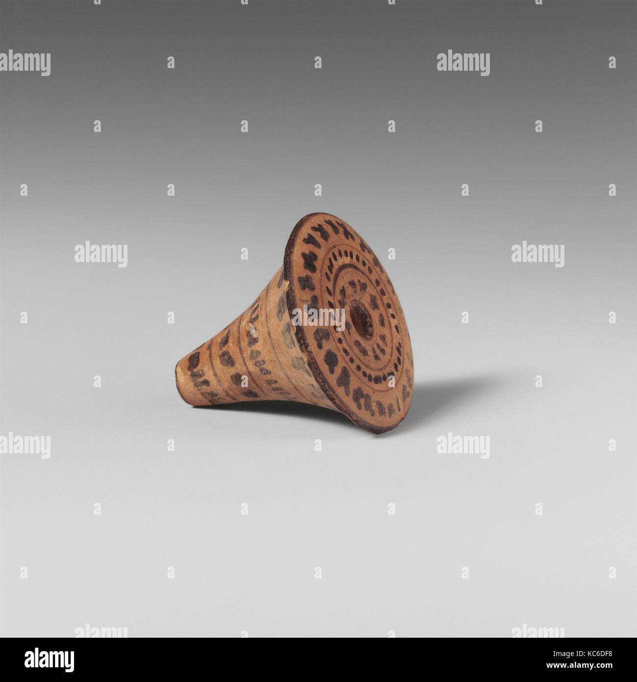 Terracotta spindle whorl, Archaic–Classical, 6th–5th century B.C ...