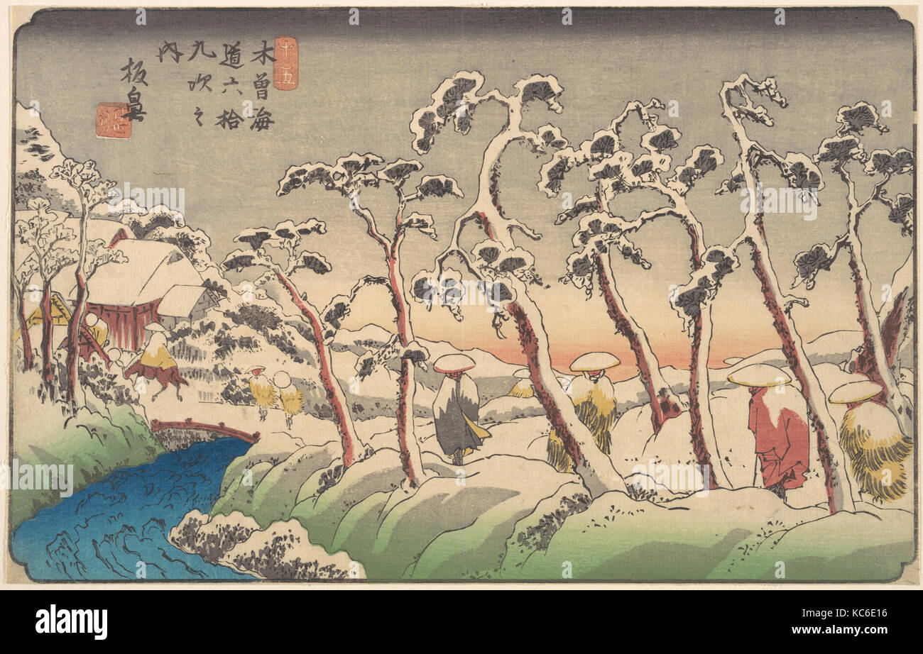 Itabana, Edo period (1615–1868), 1790–1848, Japan, Polychrome woodblock ...