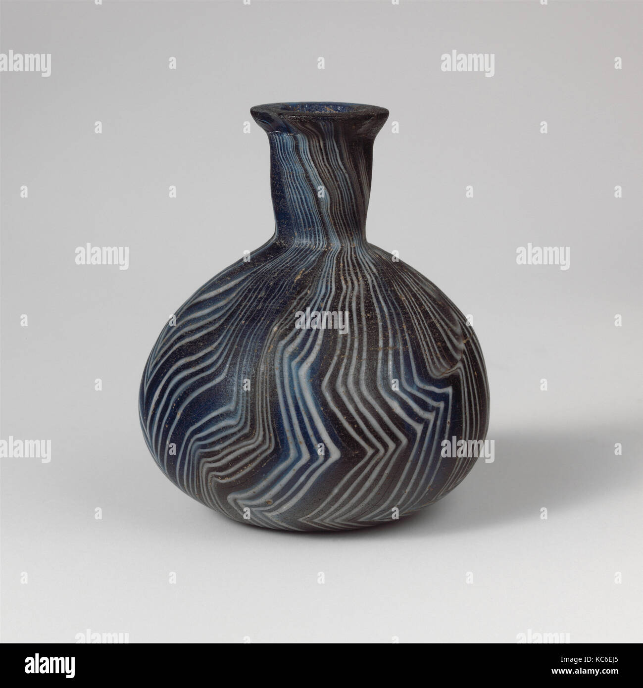 Glass mosaic bottle, Early Imperial, Julio-Claudian, 1st half of 1st ...