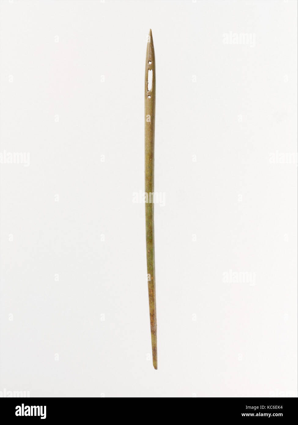 Ivory needle, Imperial, 2nd–3rd century A.D., Roman, Ivory, H.: 5 13/16 ...