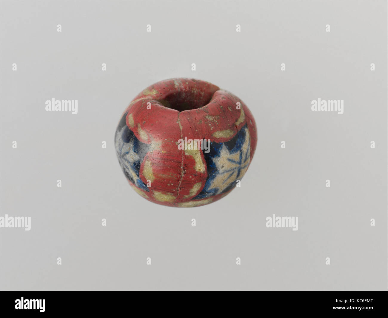 Glass mosaic bead, Early Imperial, ca. 1st century A.D., Roman, Glass ...