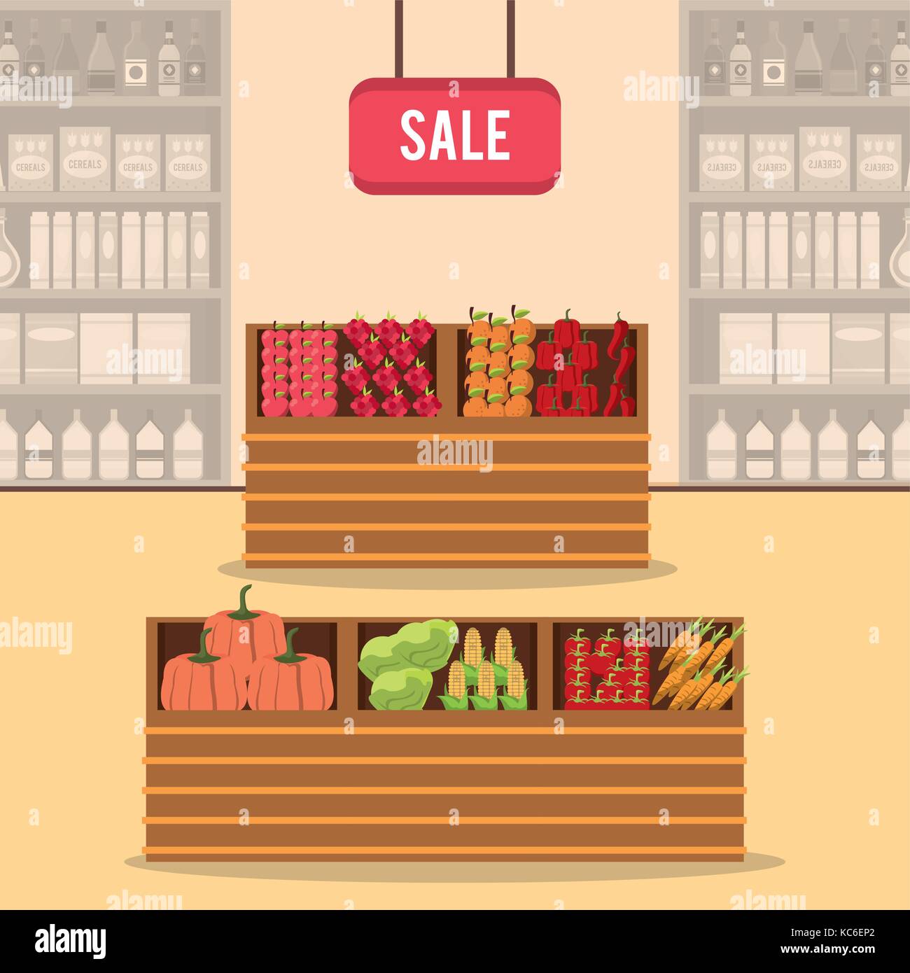 Sale on corn Stock Vector Images - Alamy