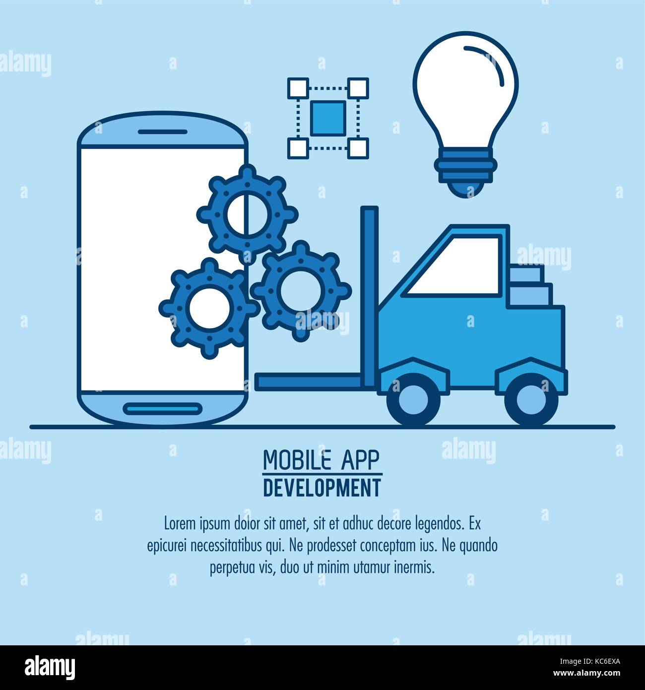 Mobile app infographic Stock Vector Image & Art - Alamy