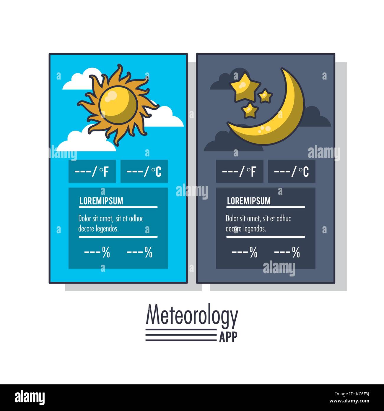 Meteorology infographic report Stock Vector Image & Art - Alamy