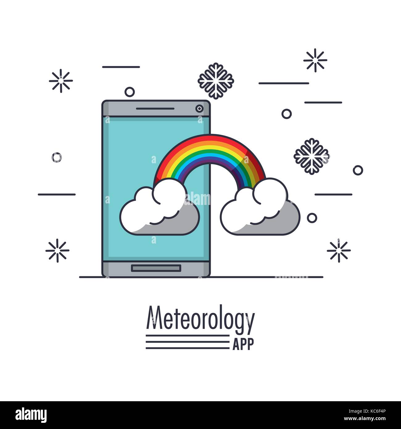 Weather meteorology app Stock Vector Image & Art - Alamy