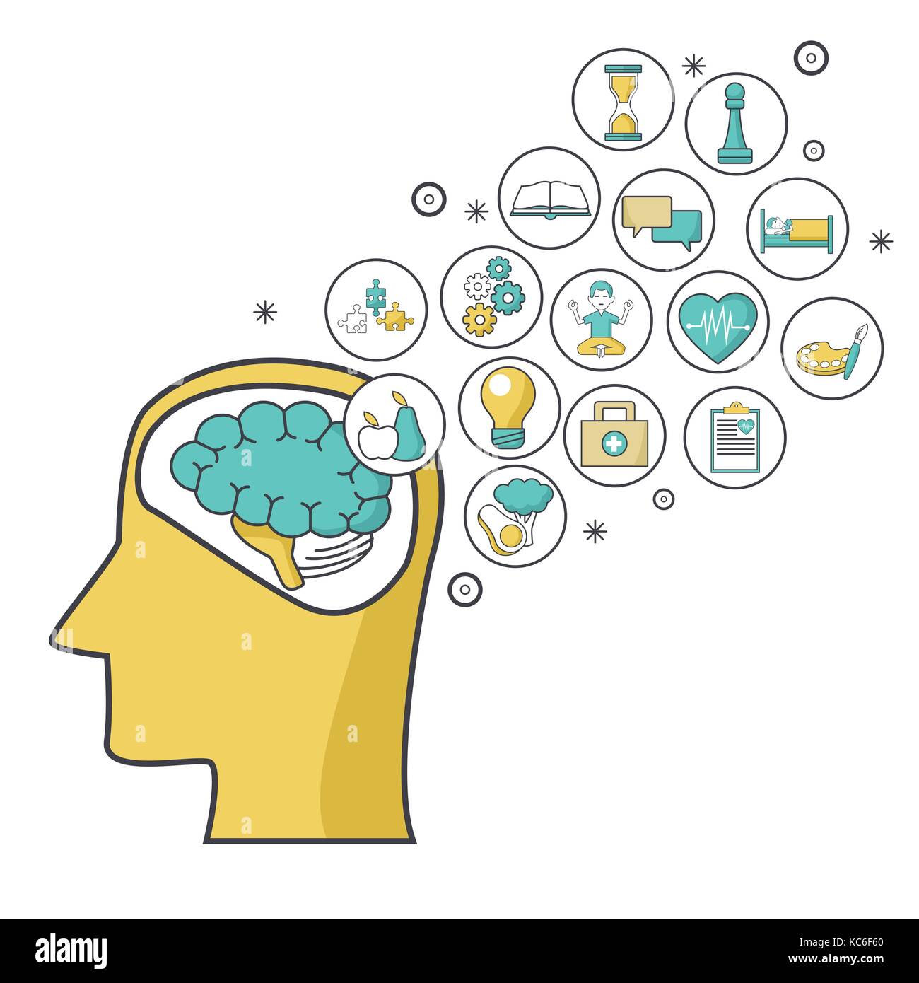 Mental health design Stock Vector Image & Art - Alamy