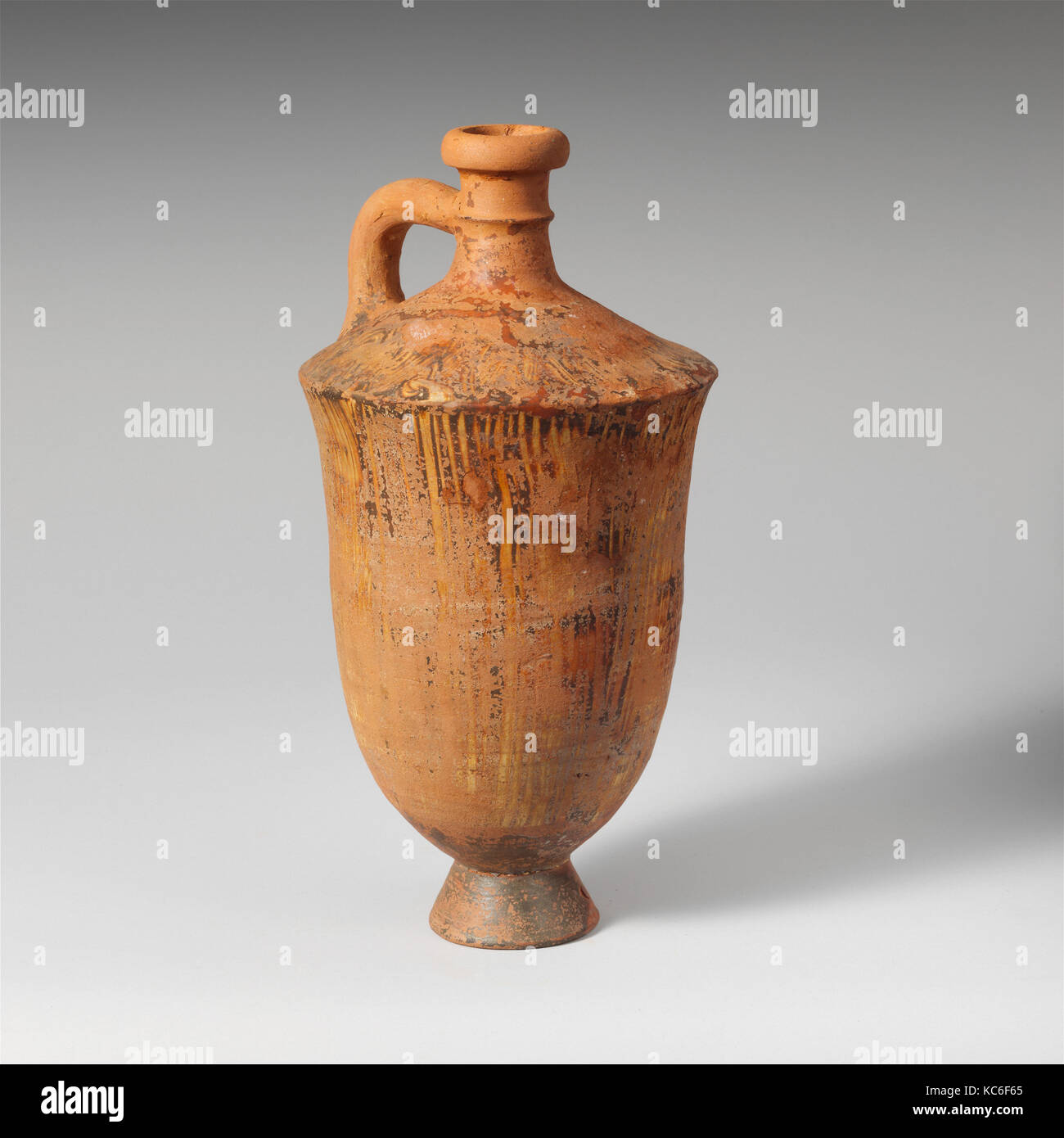 Terracotta lekythos (oil flask), late 7th–6th century B.C Stock Photo ...