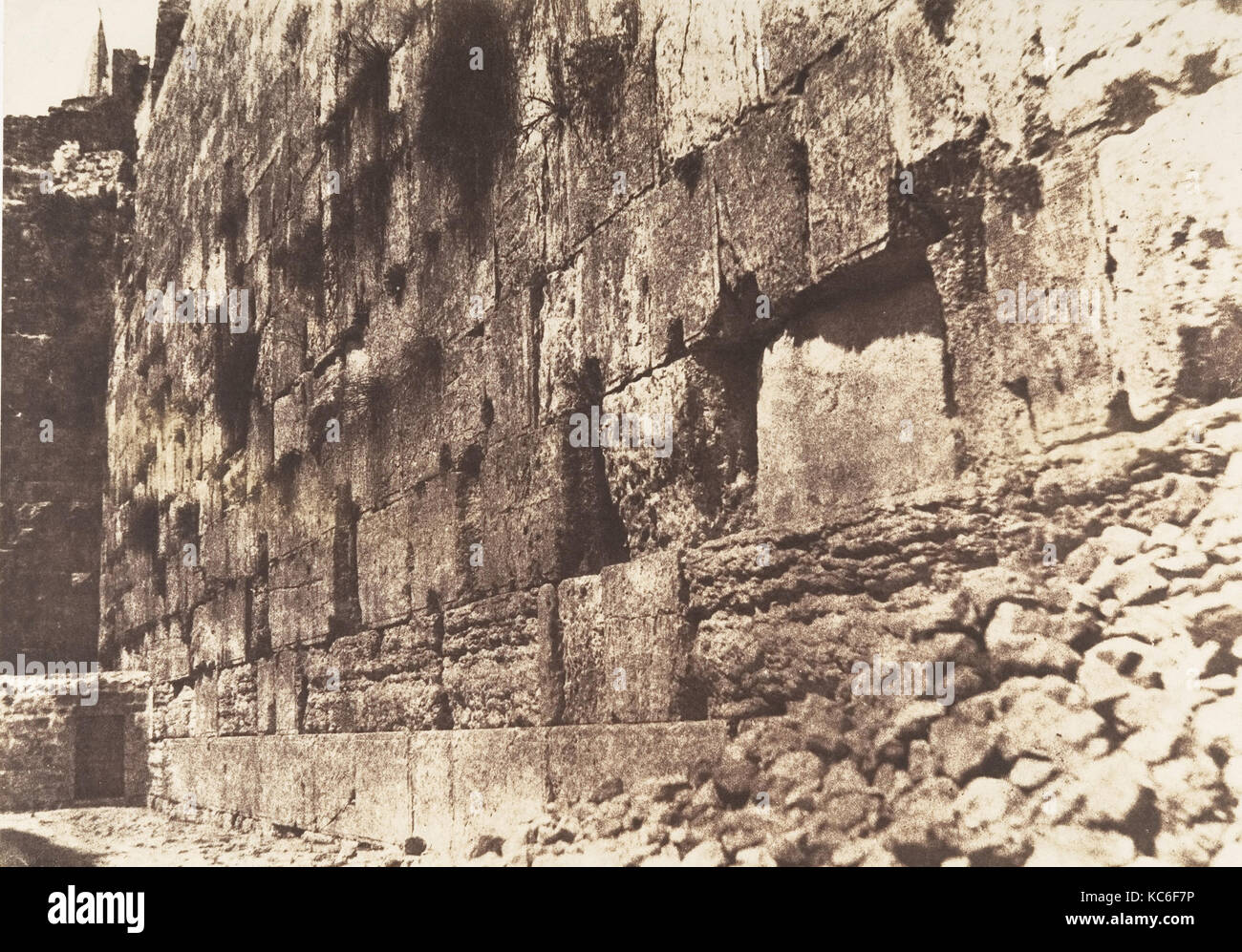 Jérusalem, Enceinte du Temple, Côté Ouest, Heit-el-Morharby, Auguste ...