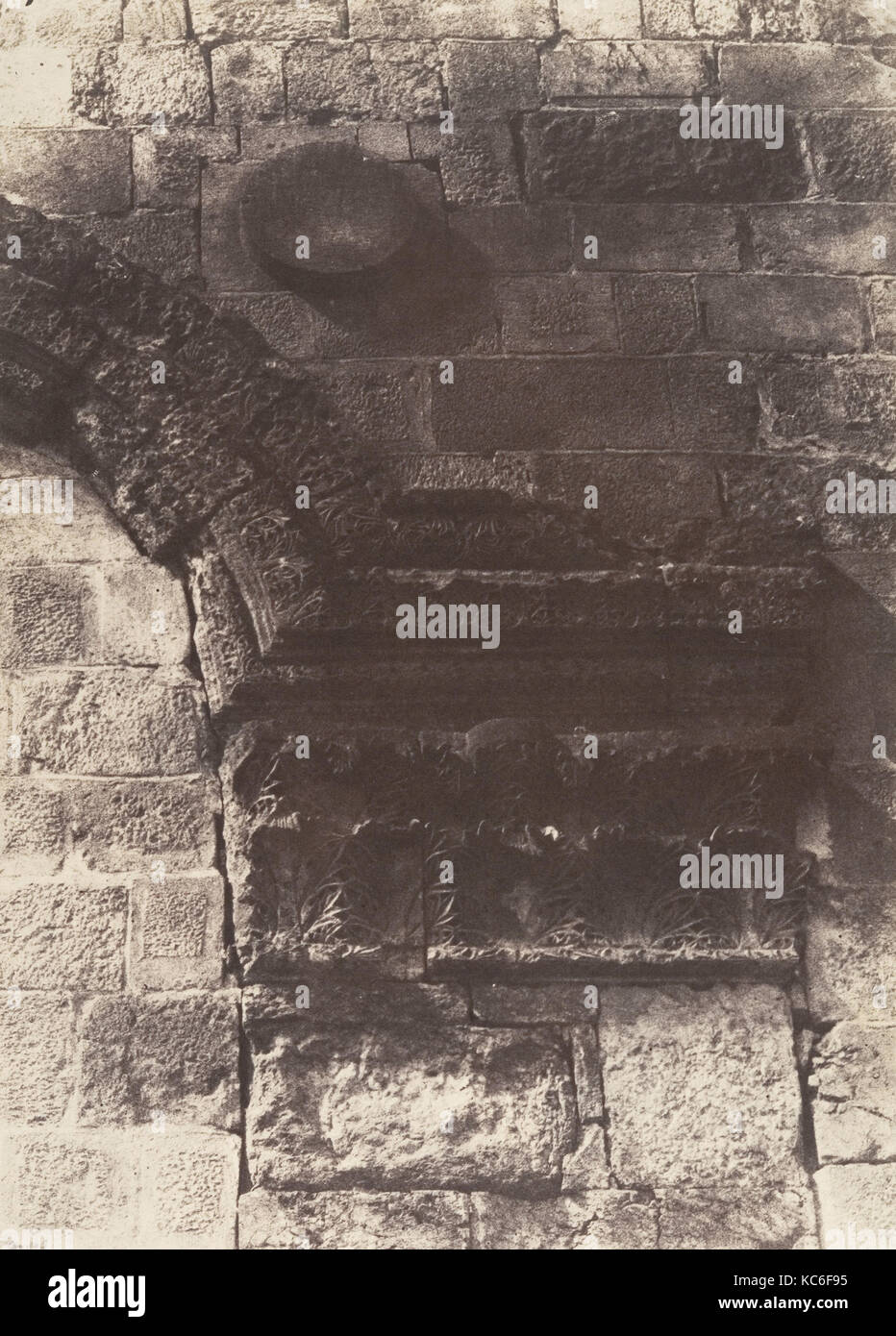 Jérusalem, Enceinte du Temple, Détails de la Porte Dorée, Auguste ...