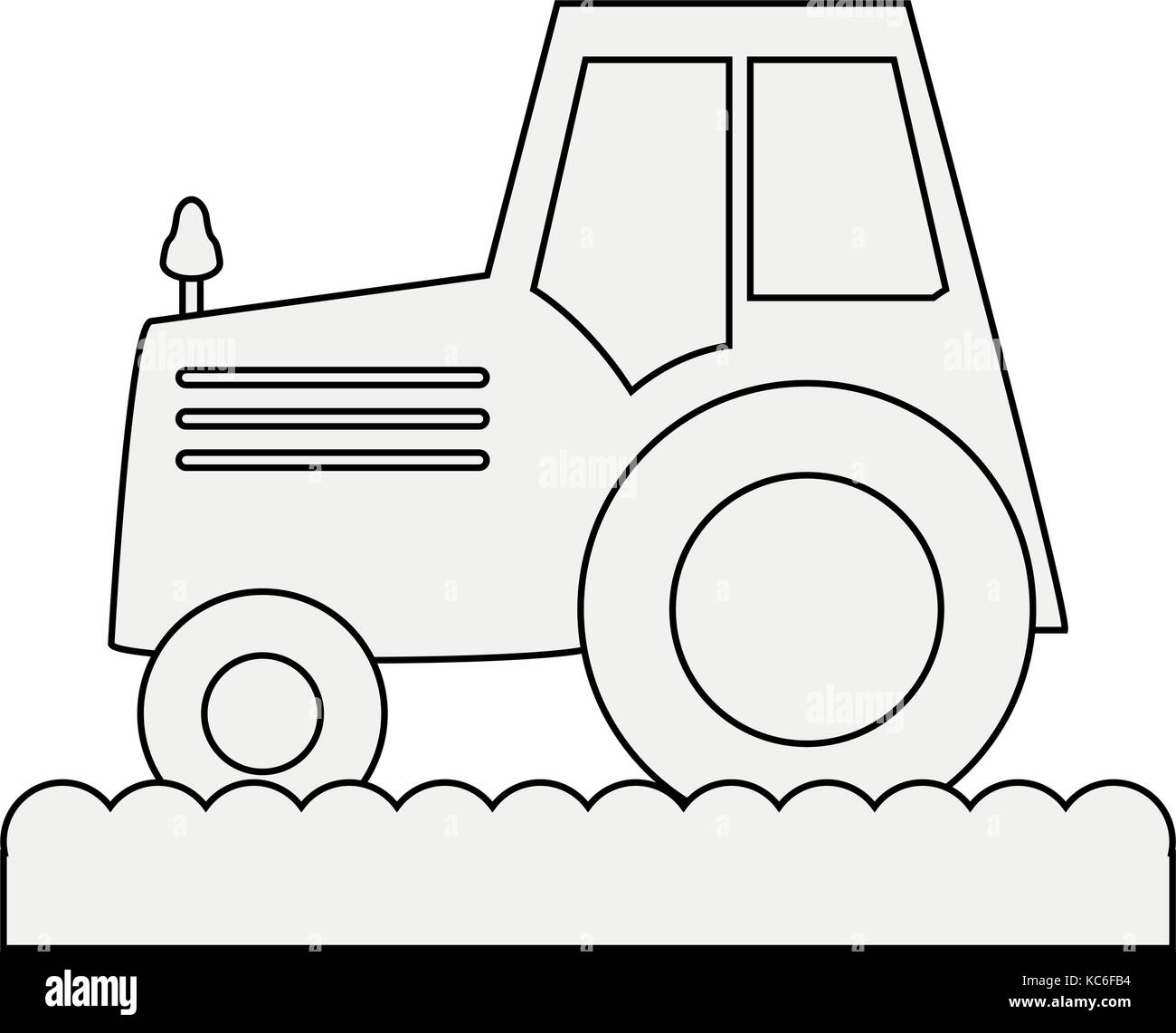 tractor farming icon image Stock Vector Image & Art - Alamy