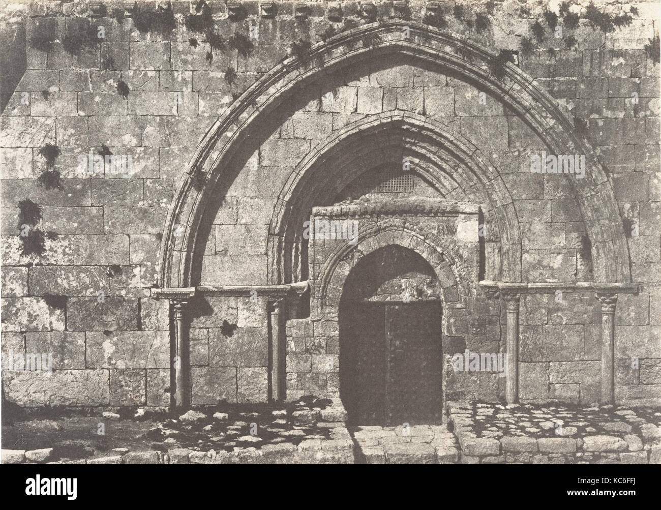 Jérusalem, Tombeau de la Vierge, Auguste Salzmann, 1854 Stock Photo - Alamy