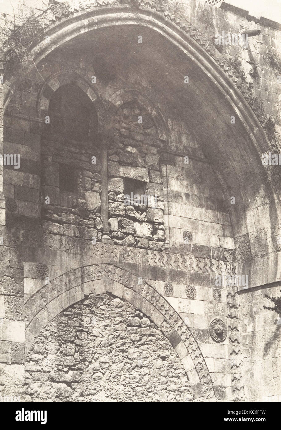 Jérusalem, Palais de rois de Jérusalem, Entrée principale, Auguste ...