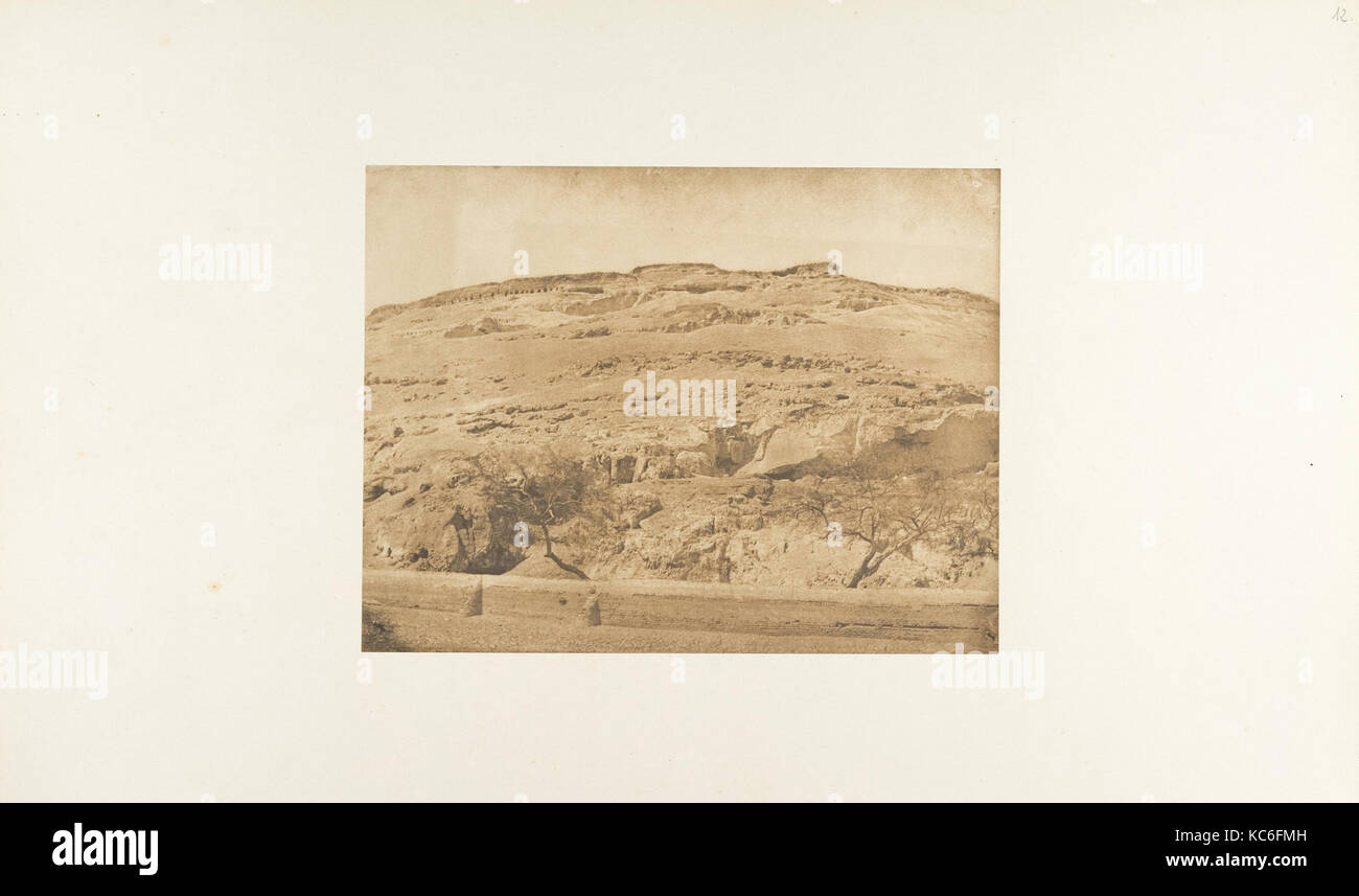 Ancienne Nécropole de Lycopolis, à Syout, Maxime Du Camp, 1849–50 Stock ...