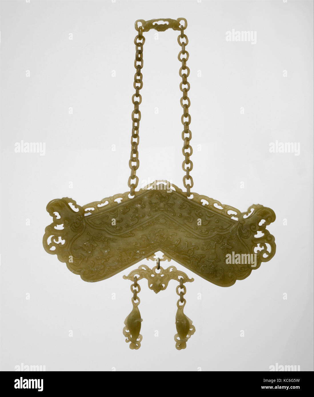 Musical Stone with Theme of the "Hundred Antiques Stock Photo - Alamy