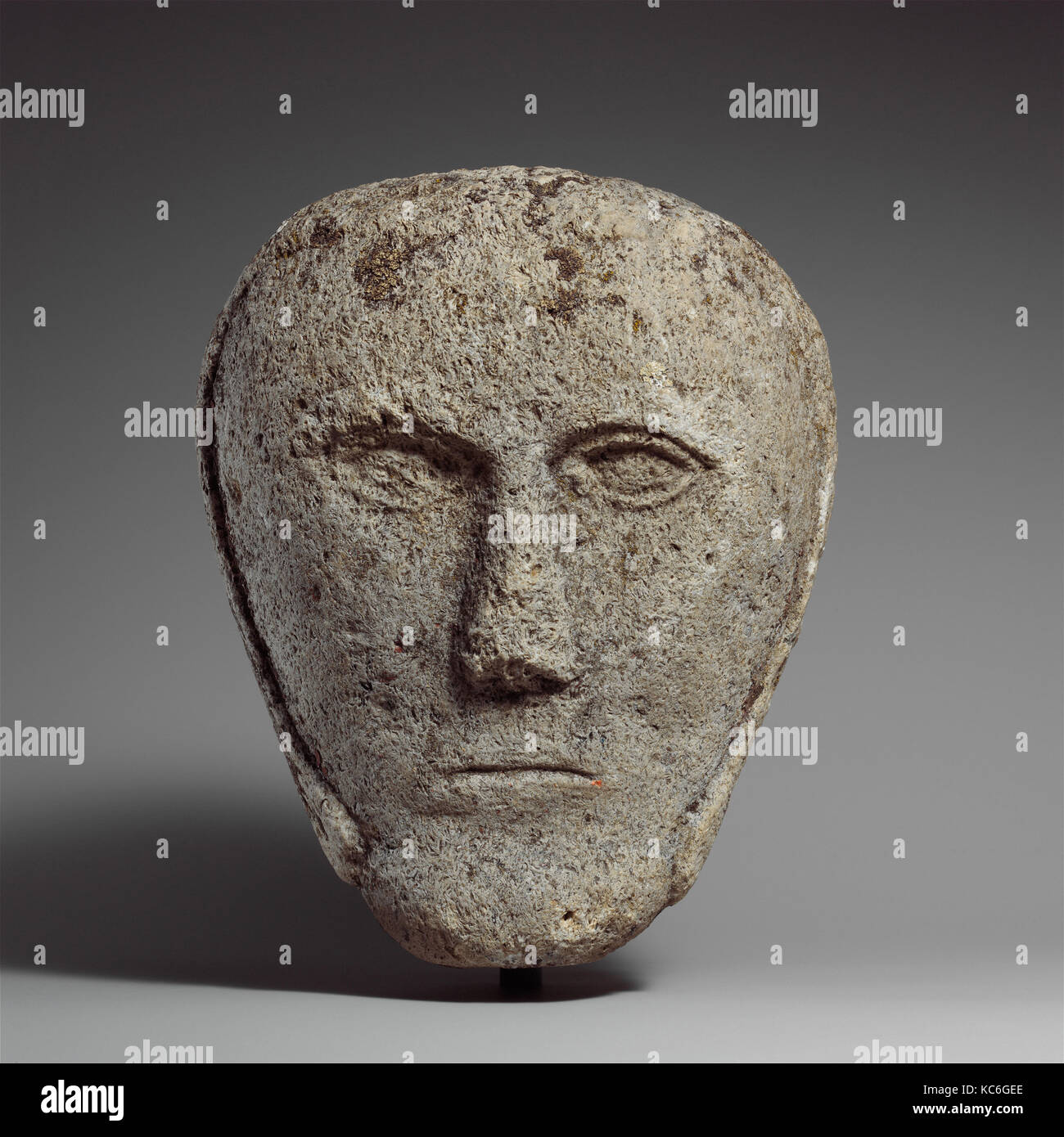 Head of a Man Wearing a Cap or Helmet, possibly 2nd–3rd century Stock ...