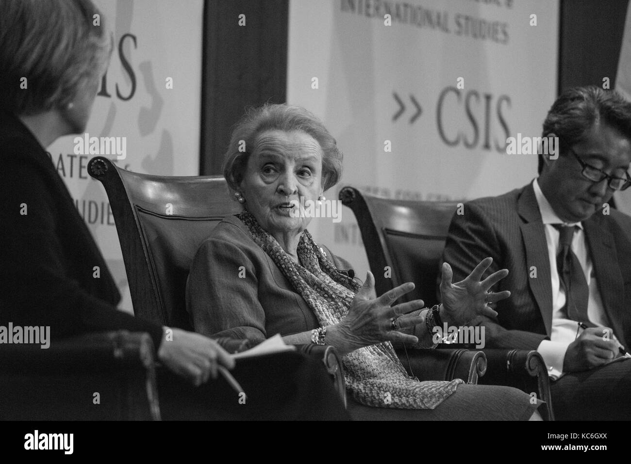 Madeleine Albright CSIS - DC. (left) Kang, Kyung-wha, Minister Foreign ...