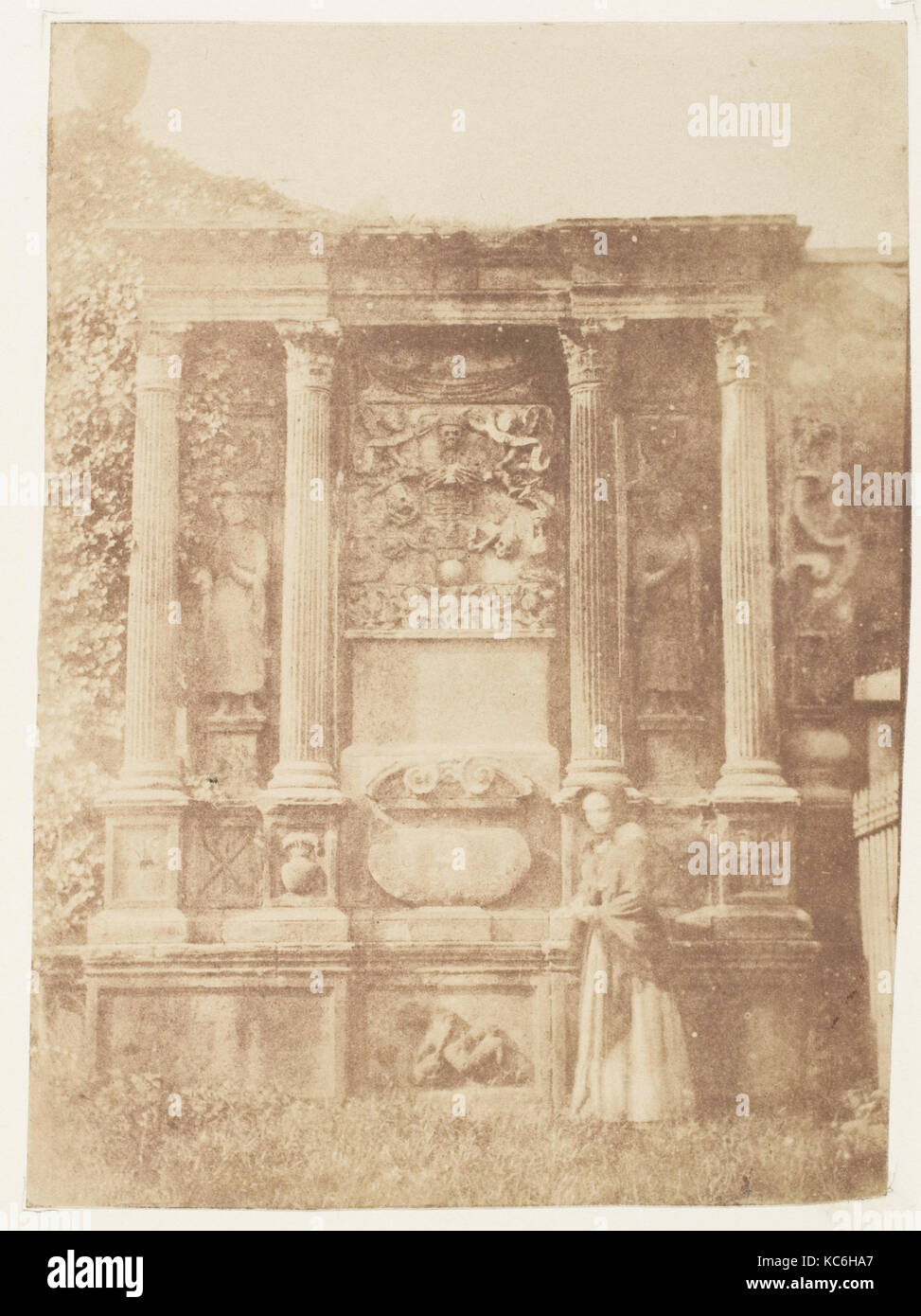 Edinburgh. Greyfriars' Churchyard, David Octavius Hill, 1843–47 Stock ...