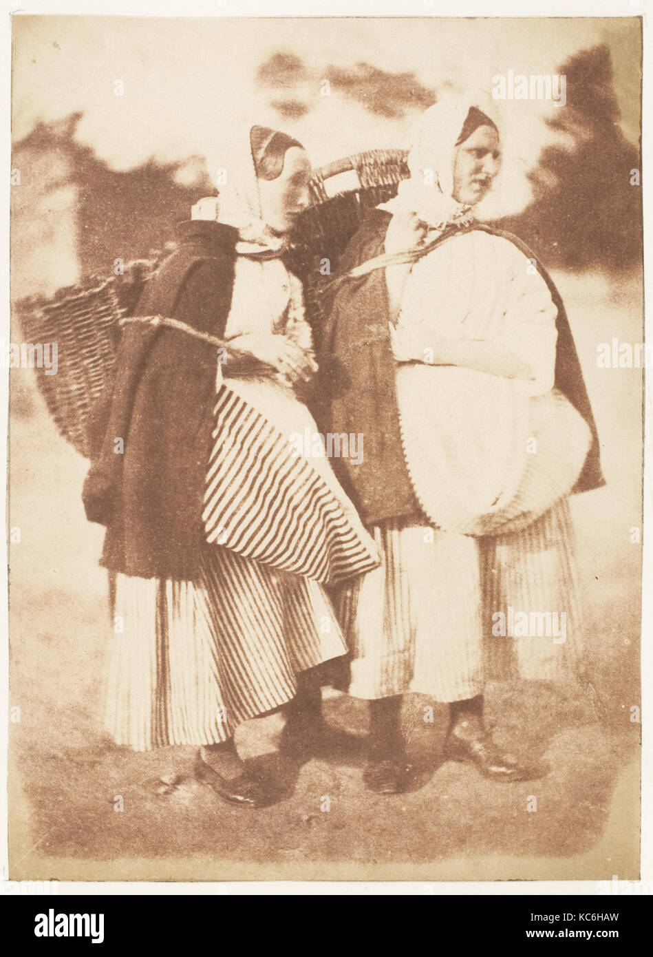 Newhaven Fishwives, 1843–47, Salted paper print from paper negative ...