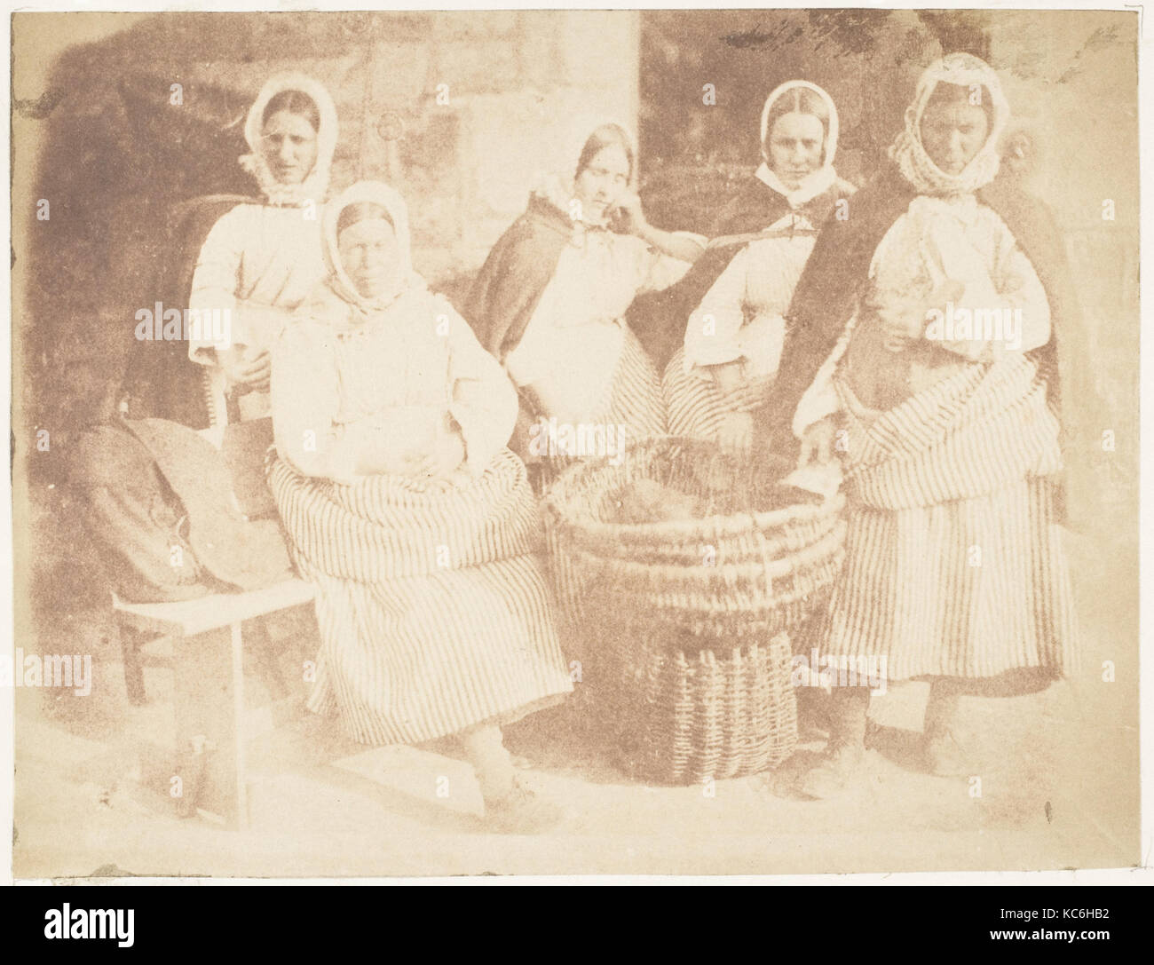 Fisher Lassies, 1843–47, Salted paper print from paper negative ...