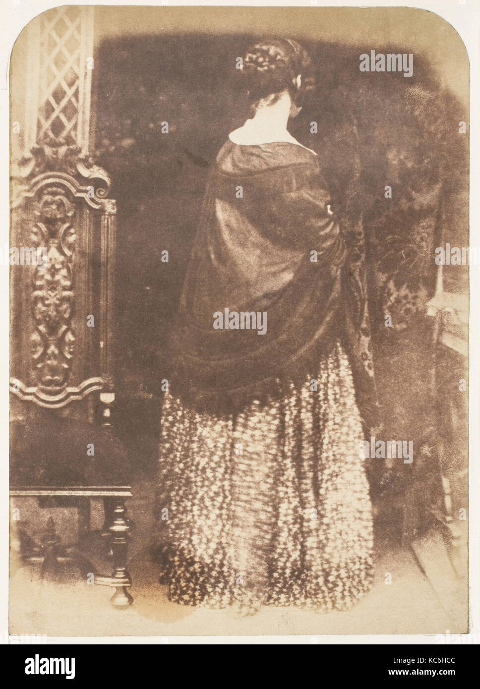 Lady, Standing, 1843–47, Salted paper print from paper negative ...