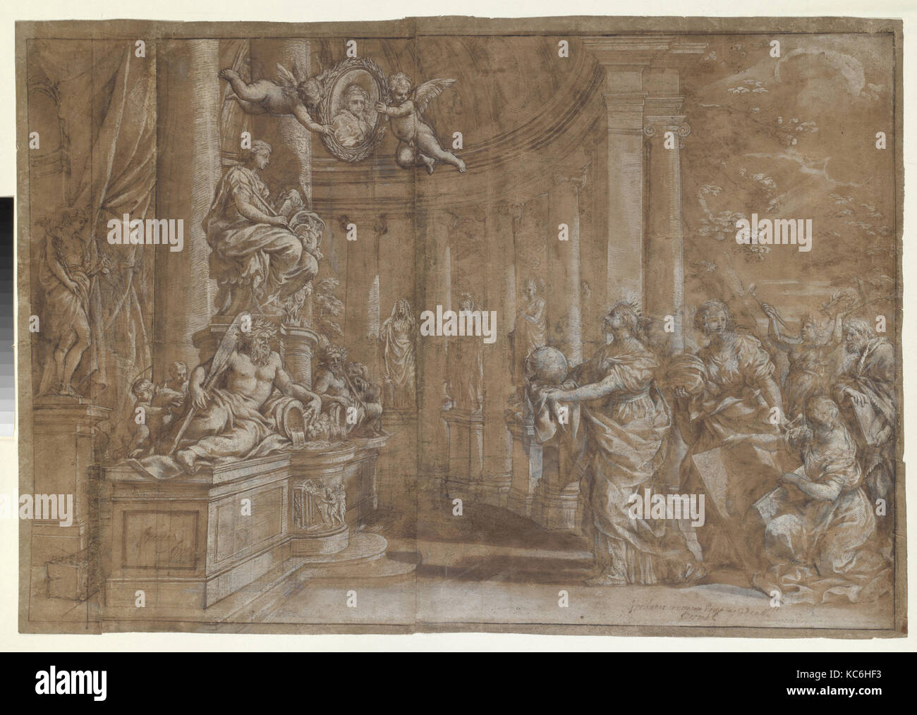 Pen drawing by pietro da cortona hi-res stock photography and images ...