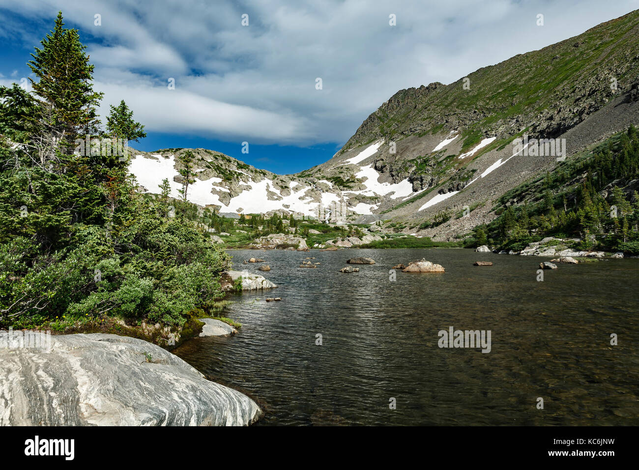Lower Mohawk Lake, Spruce Creek Trail, Summit County, Colorado USA ...