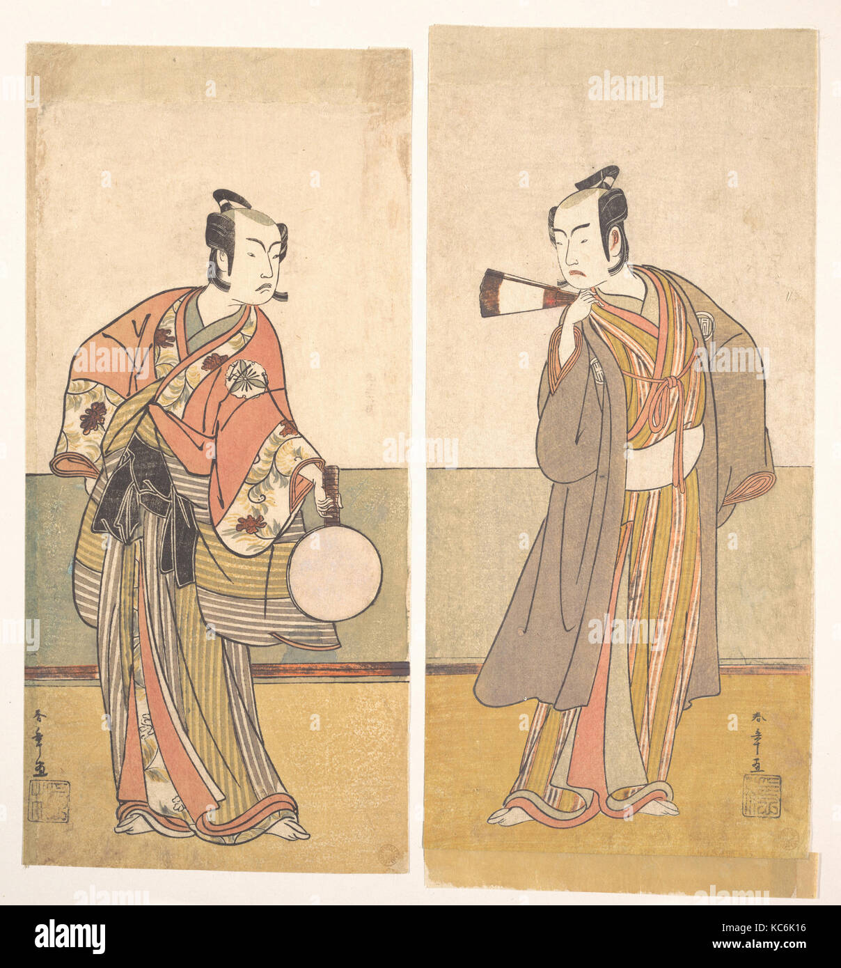 The Actors the Fourth Matsumoto Koshiro and the Arashi Sangoro ...
