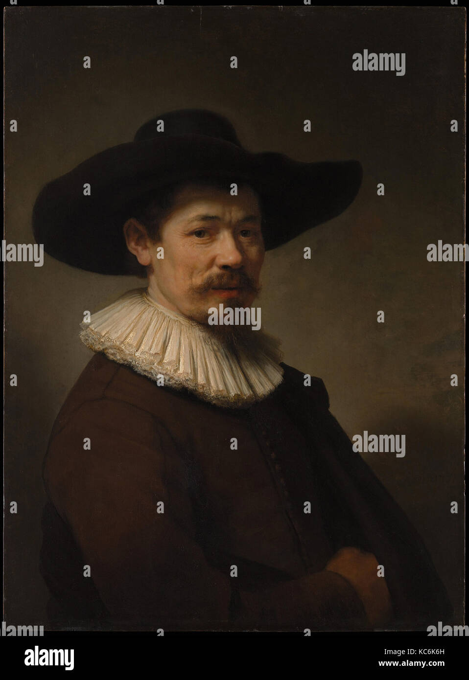 Herman Doomer (born about 1595, died 1650), Rembrandt, 1640 Stock Photo ...