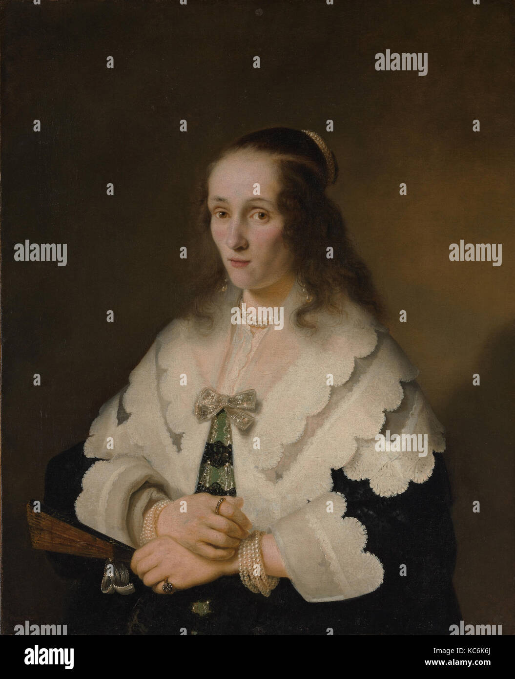 Portrait of a Woman, 1642, Oil on canvas, 34 3/8 x 28 in. (87.3 x 71.1 ...