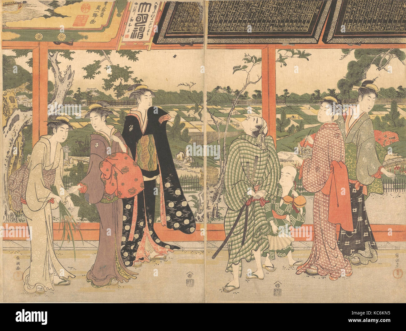 Print, Edo period (1615–1868), 1757–1820, Japan, Polychrome woodblock ...