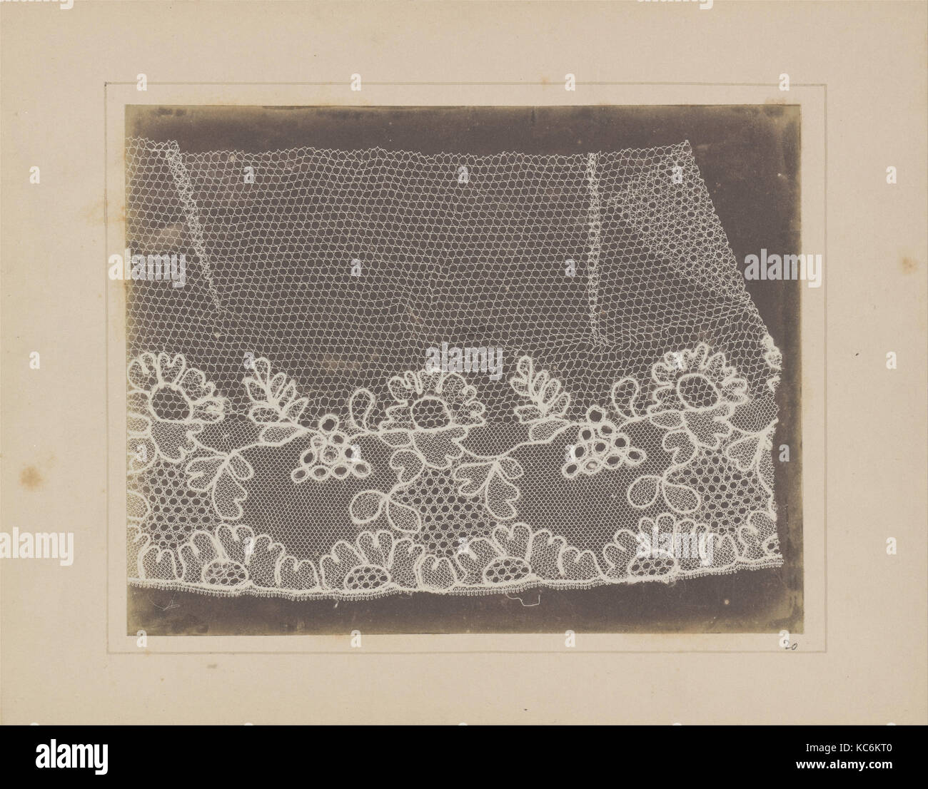 Lace, 1845, Salted paper print from paper negative, Photographs ...