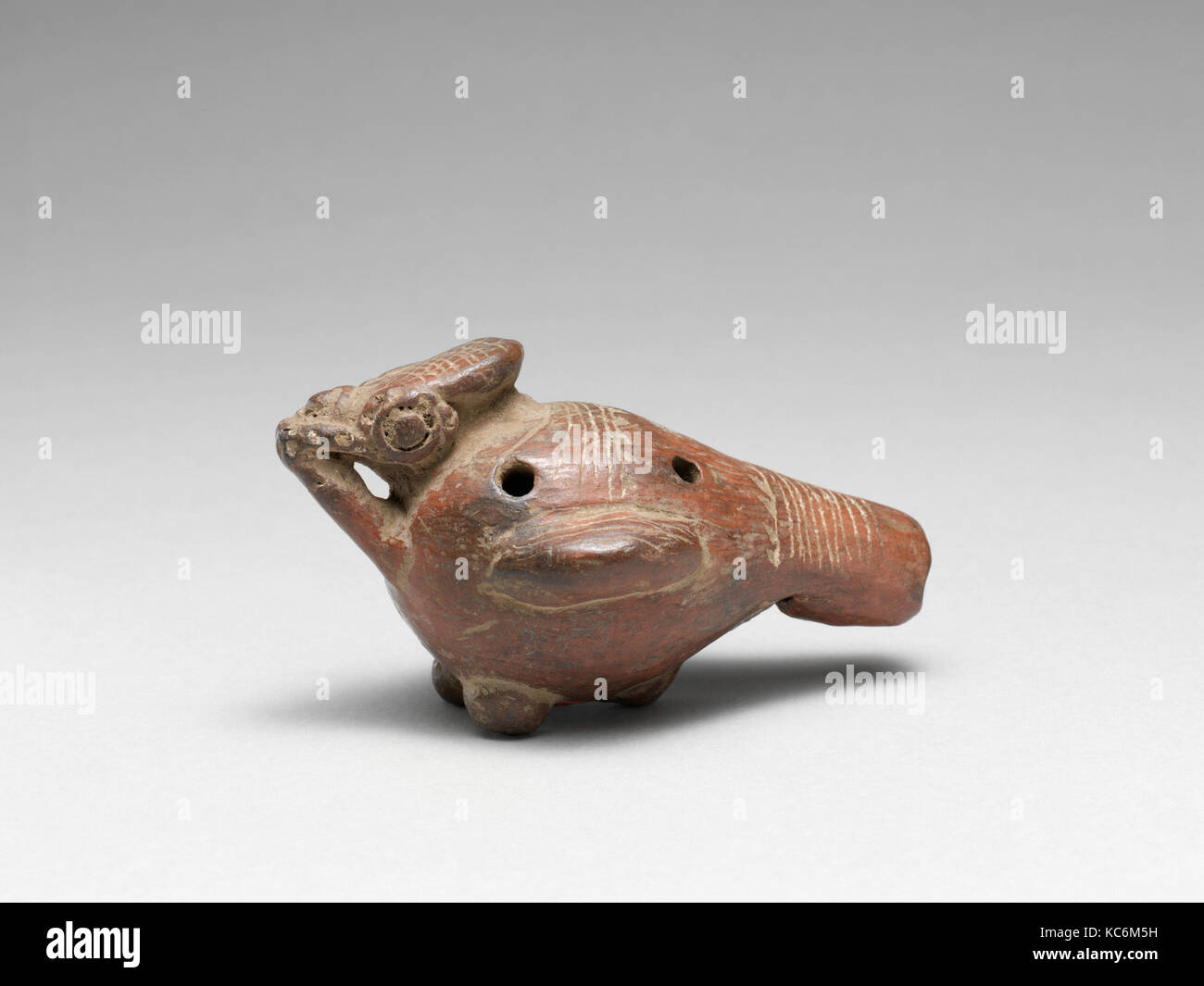 Pottery Whistle and Rattle, Pre-Columbian, ca. 800–1525, Linea Vieja ...