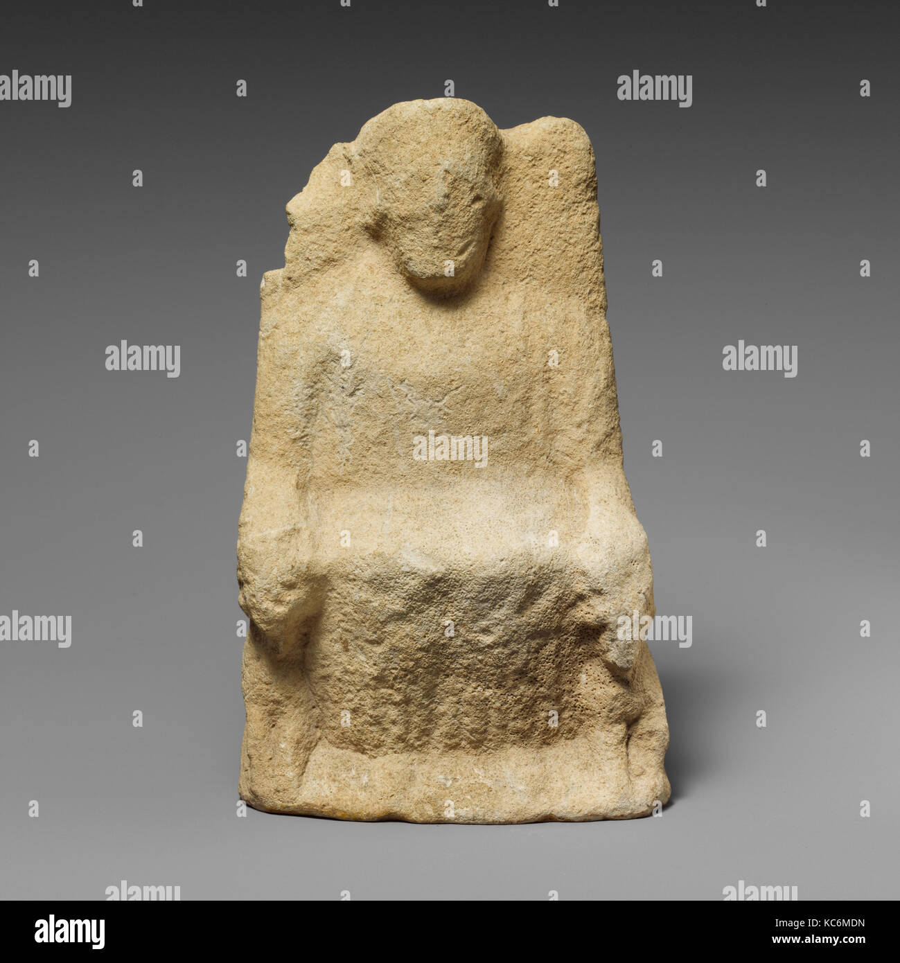 Limestone statuette of Zeus Ammon, 4th century B.C Stock Photo - Alamy