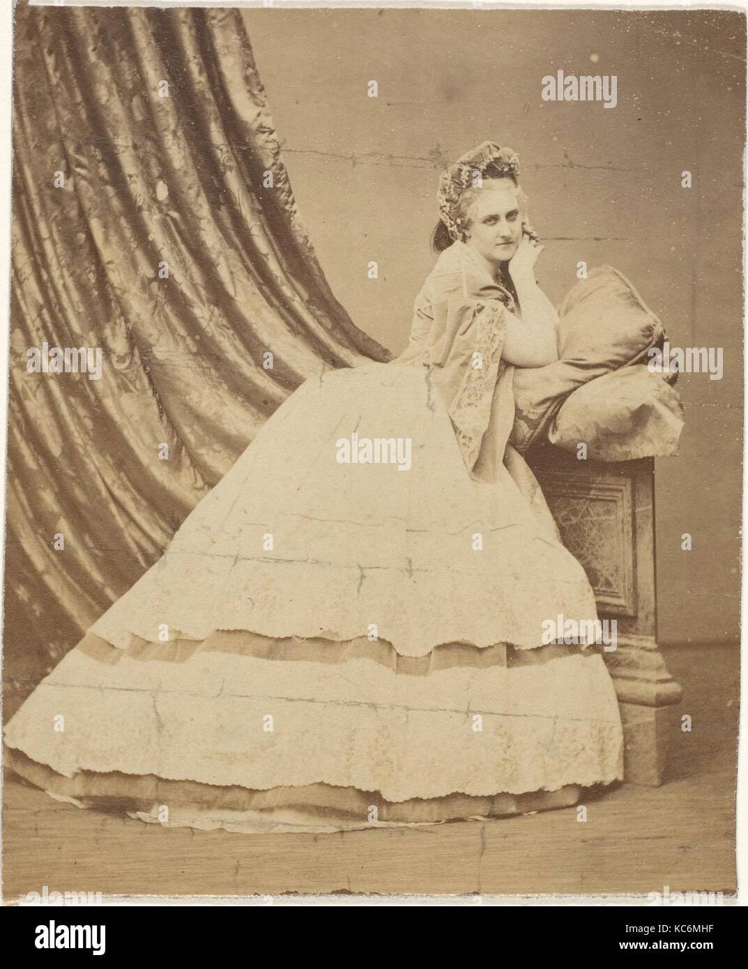 Standing at the Prie-Dieu, Pierre-Louis Pierson, 1861–64 Stock Photo ...