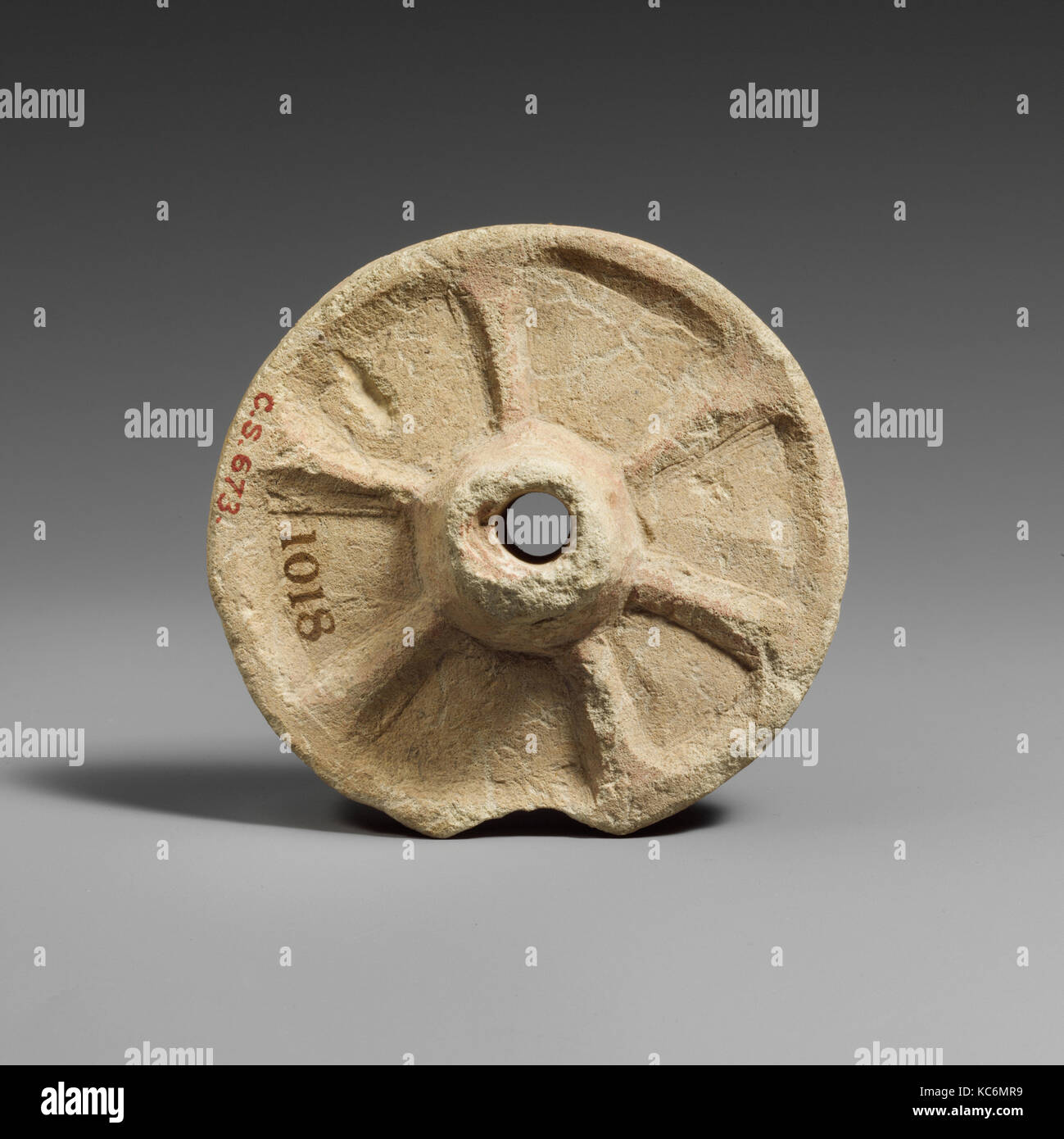 Limestone chariot wheel, Classical, 5th century B.C., Cypriot ...