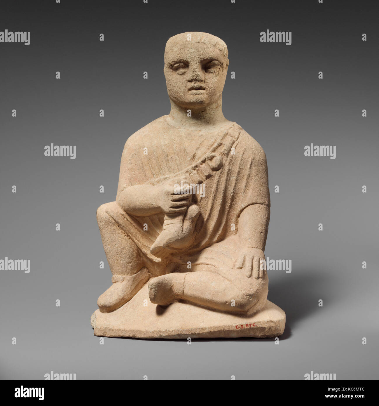 Limestone statuette of a temple boy, 4th–3rd century B.C Stock Photo ...