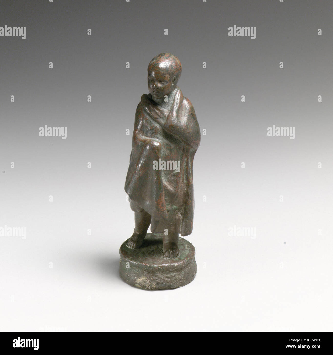 Bronze statuette of a boy in the pose of an orator, 3rd–2nd century B.C ...