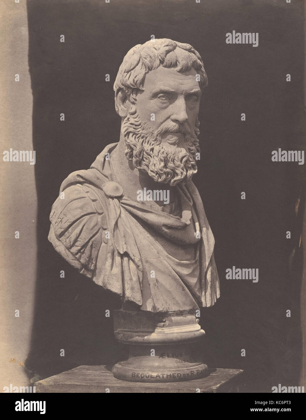 Aelius Caesar, 1854–58, Salted paper print from glass negative, 36.8 x ...