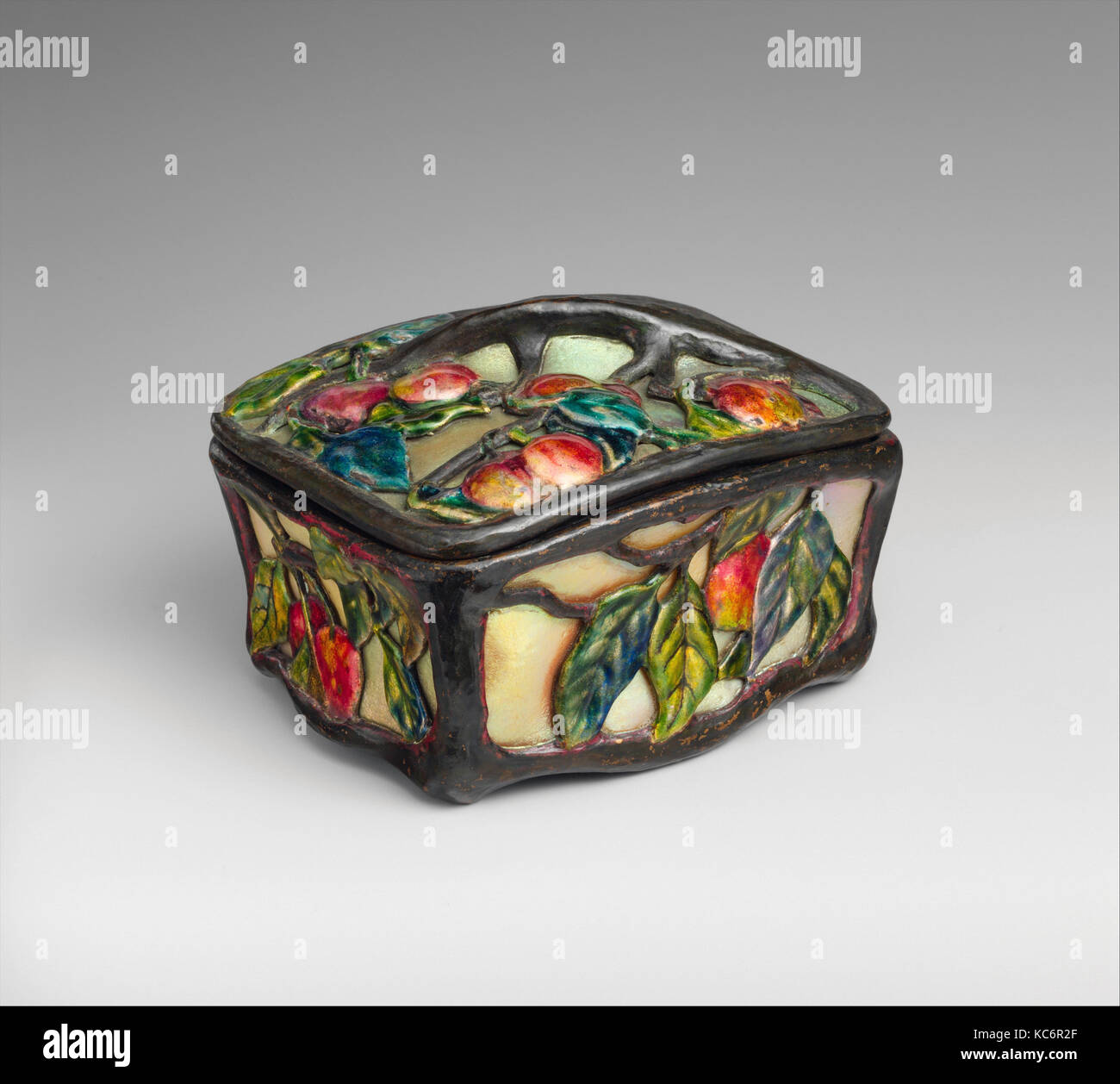 Covered Box, Tiffany Glass and Decorating Company, 1898–1902 Stock ...