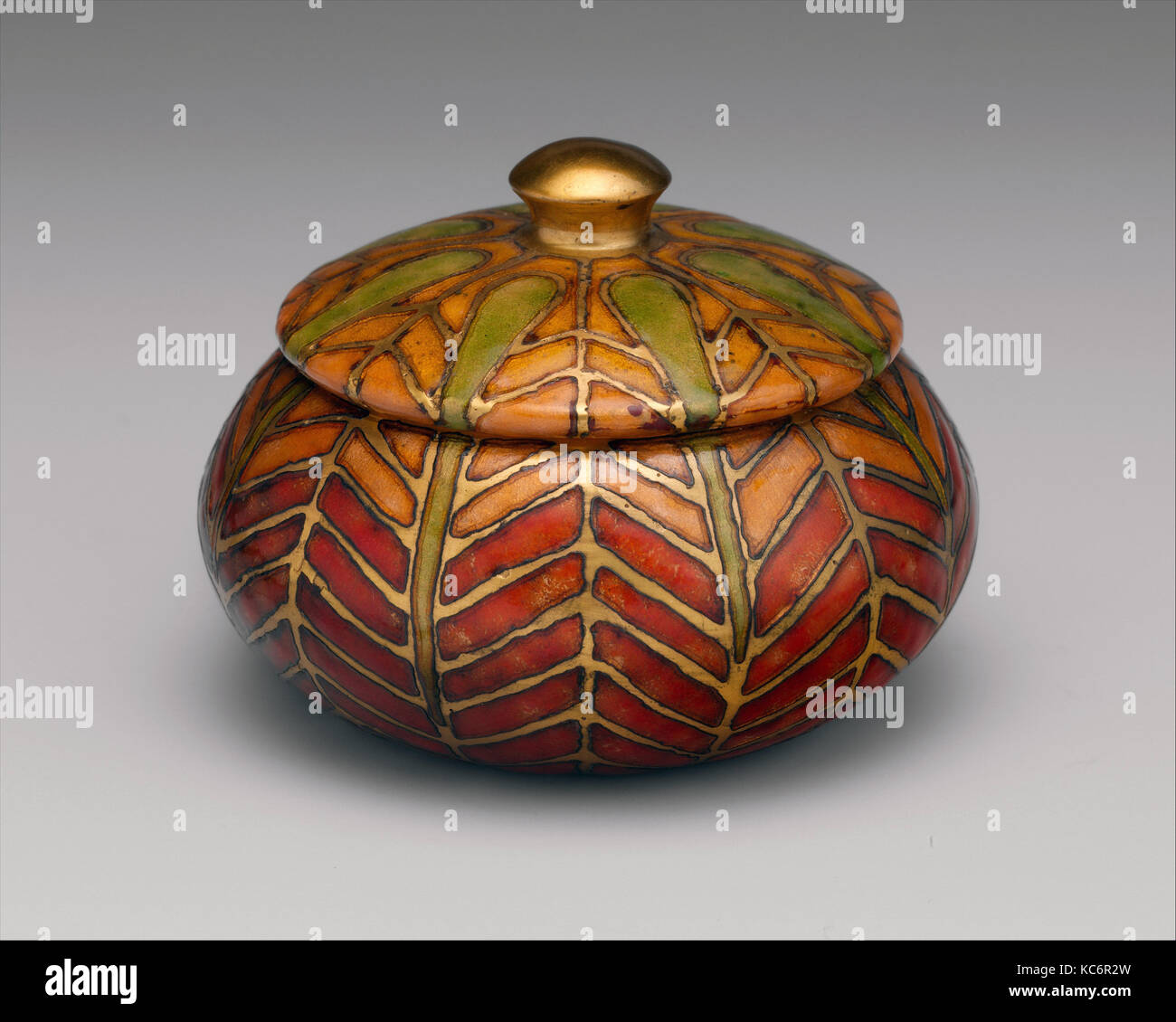 Covered Box, Tiffany Glass and Decorating Company, 1898–1902 Stock ...