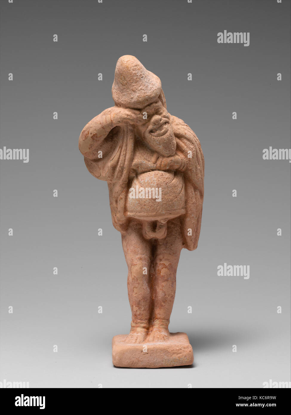 Terracotta statuette of an actor, late 5th–early 4th century B.C Stock ...