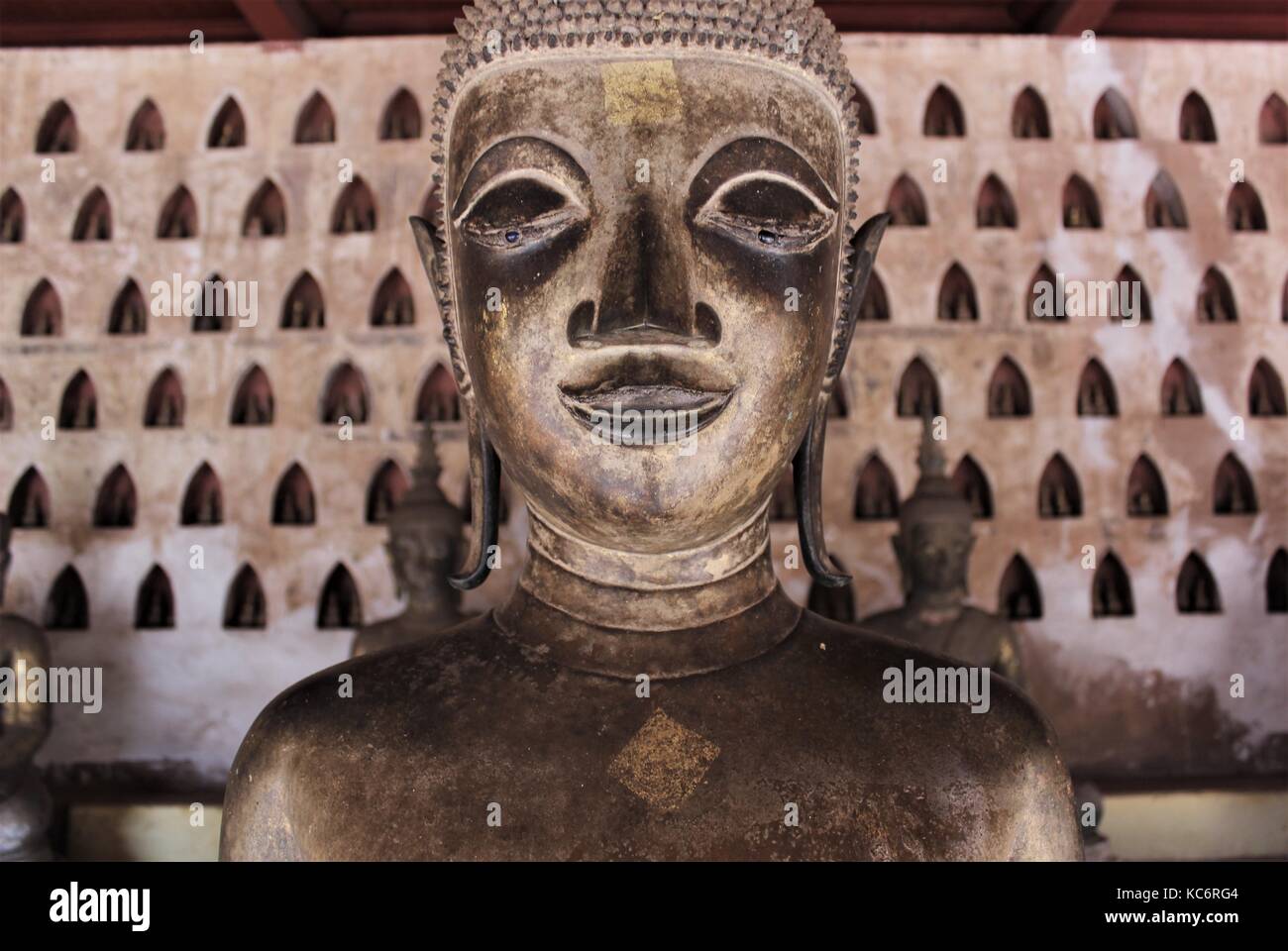 Sisaket temple Vientiane Lao Stock Photo - Alamy